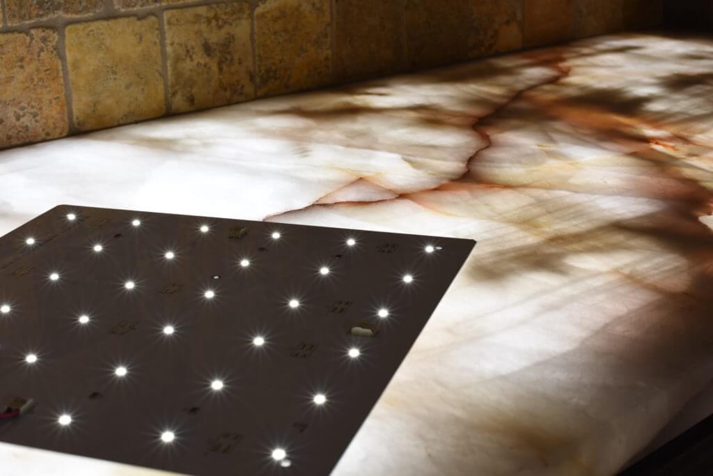 Back-light Stone and Glass with LED Light | LED Lighting For Everything